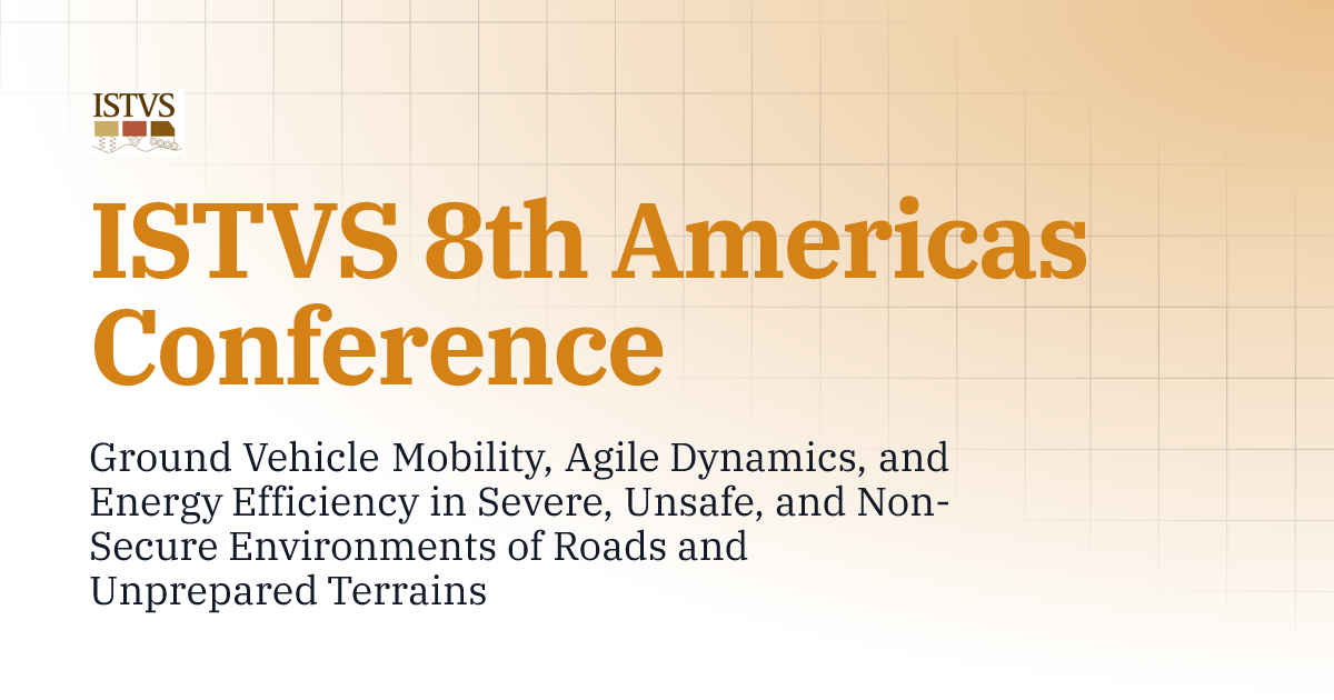 ISTVS 8th Americas Conference | ISTVS 2016 Detroit
